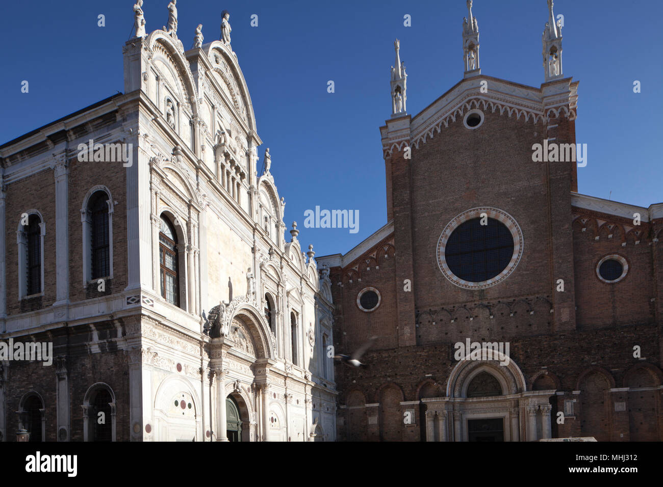 two churches in venice Stock Photo - Alamy