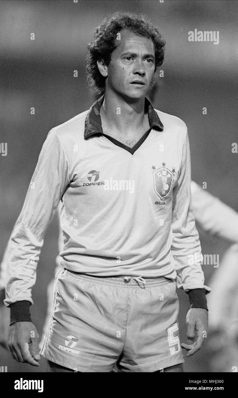 ROBERTO FALCAO BRAZIL 16 March 1986 Stock Photo - Alamy
