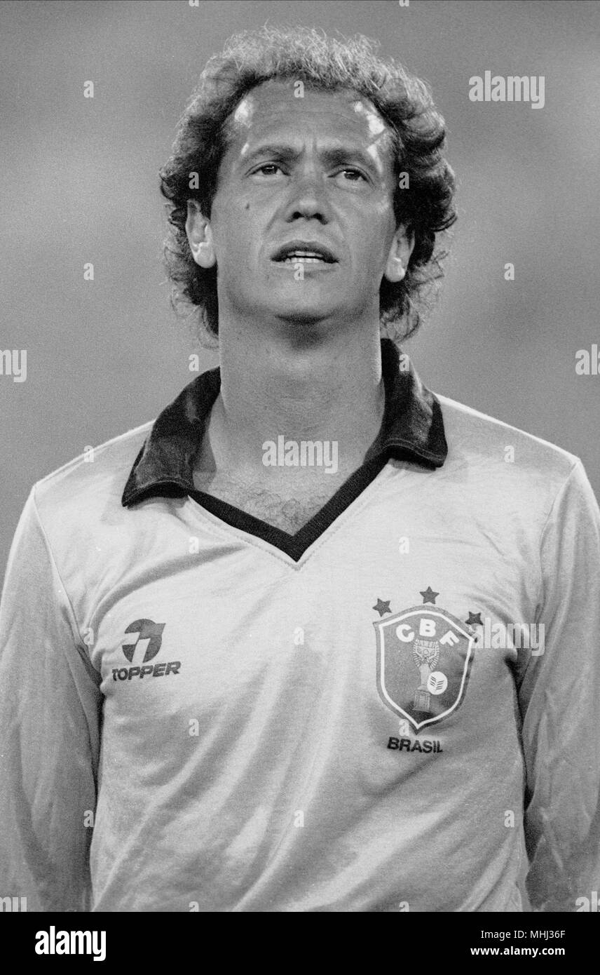 Brazil football 1986 Black and White Stock Photos & Images - Alamy