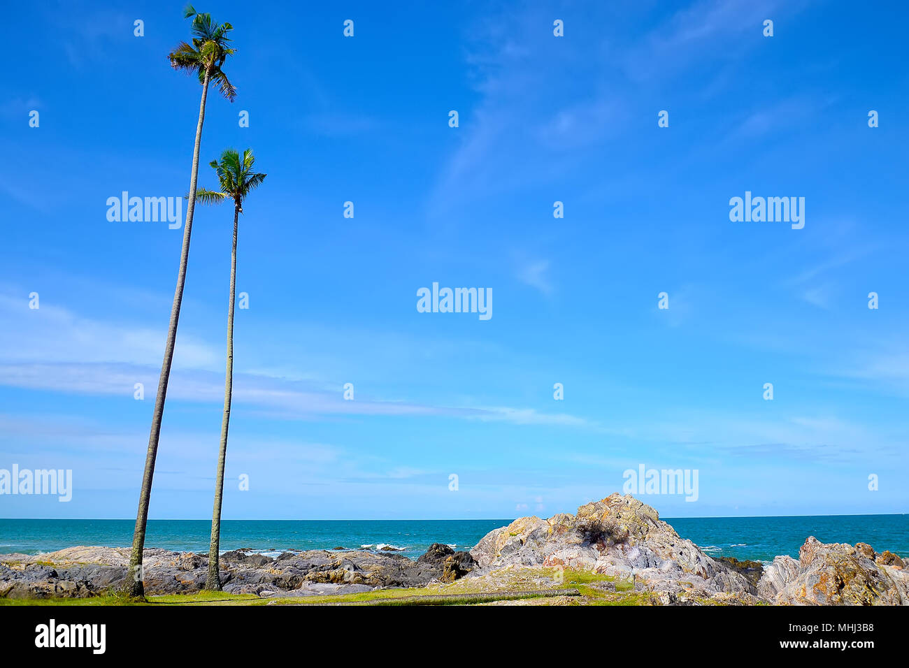 Beautiful nature landscape of Chendering Beach, Pandak , located in ...