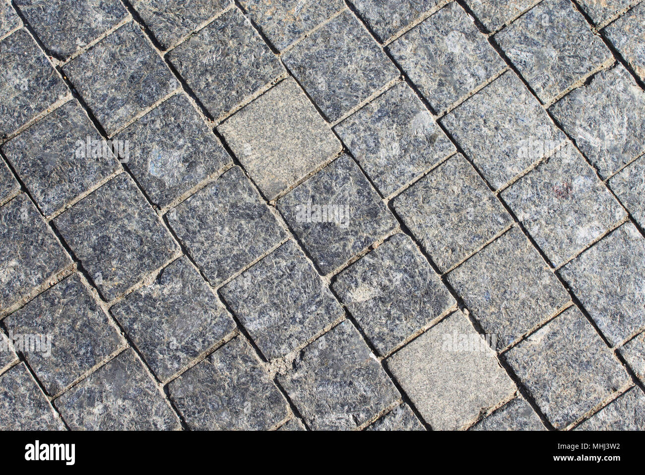 Stone roadway from granite area Stock Photo - Alamy