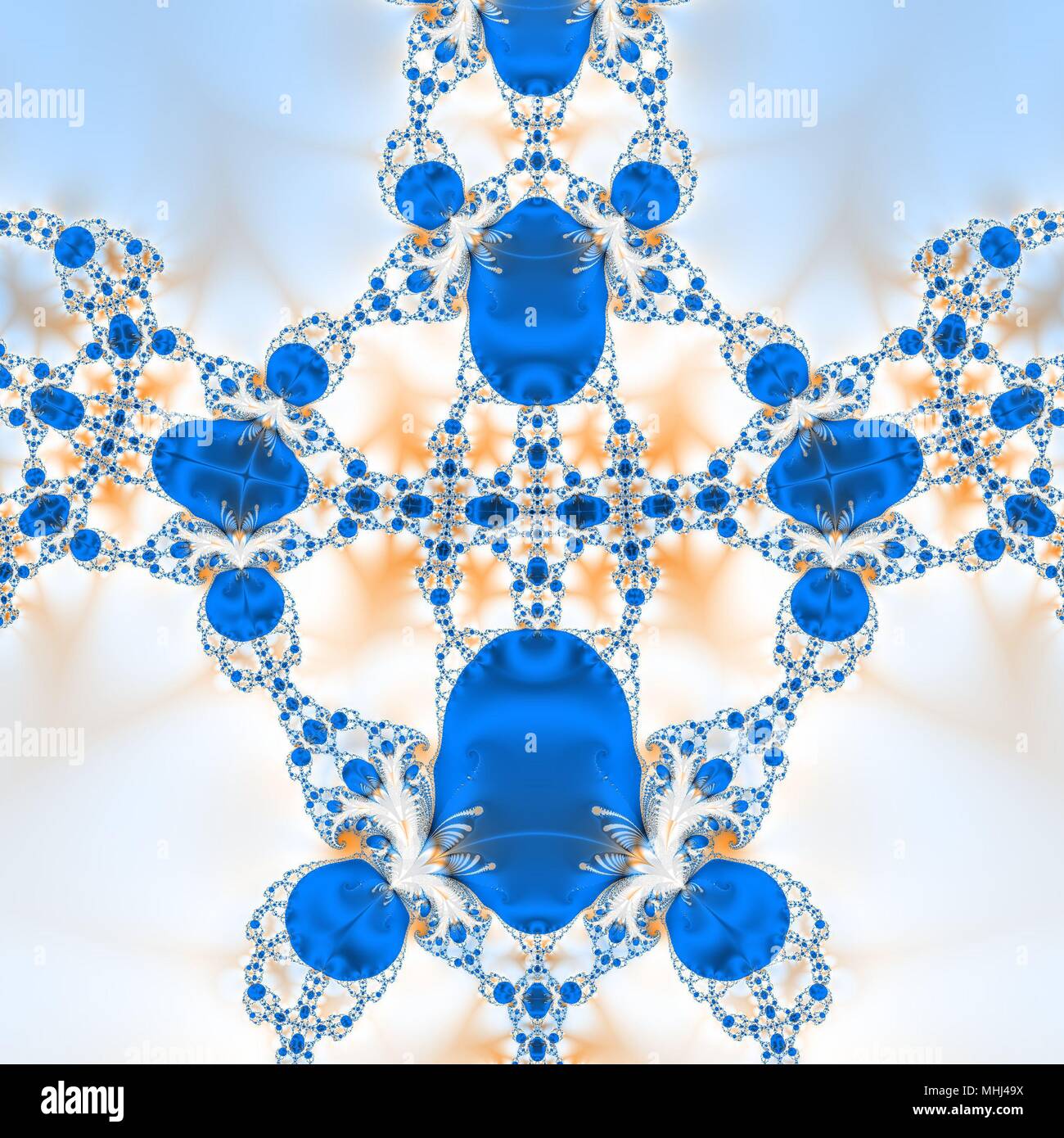 This is a mathematical fractal. Which is a combination of complexity ...