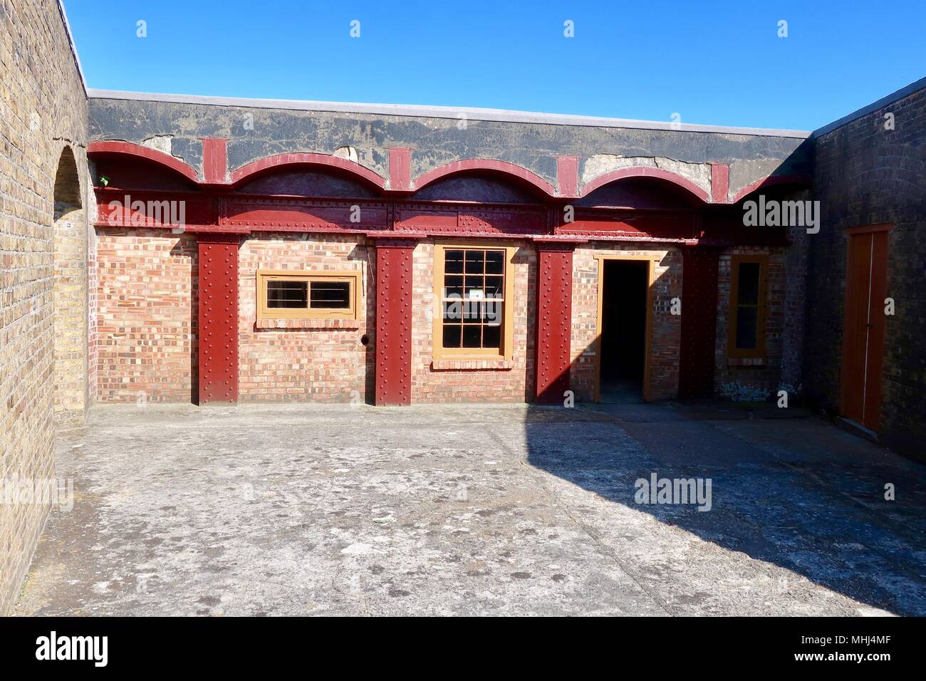 Landguard Fort, Felixstowe Suffolk on a bright sunny May afternoon ...