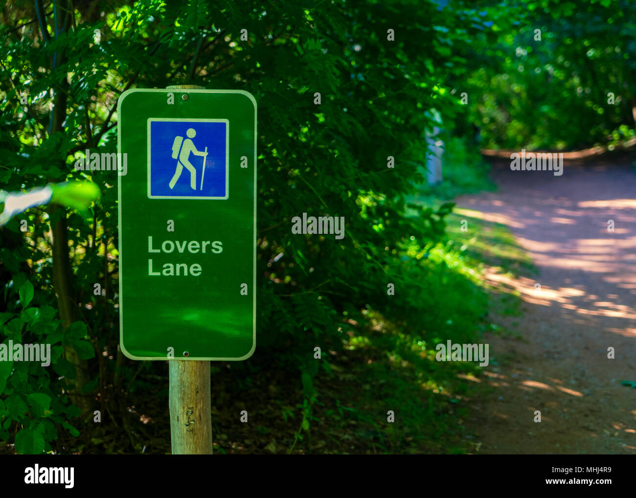 Lover's lane trail hi-res stock photography and images - Alamy