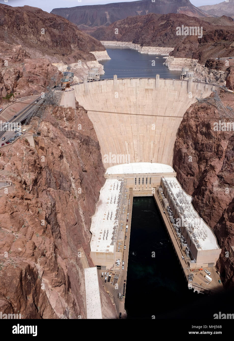 In and around the Hoover Dam near Boulder City and Las Vegas Stock ...