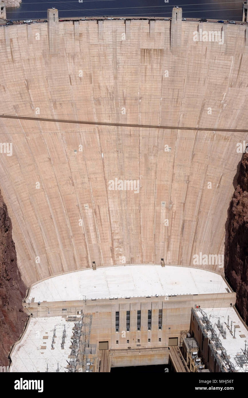 In and around the Hoover Dam near Boulder City and Las Vegas Stock ...