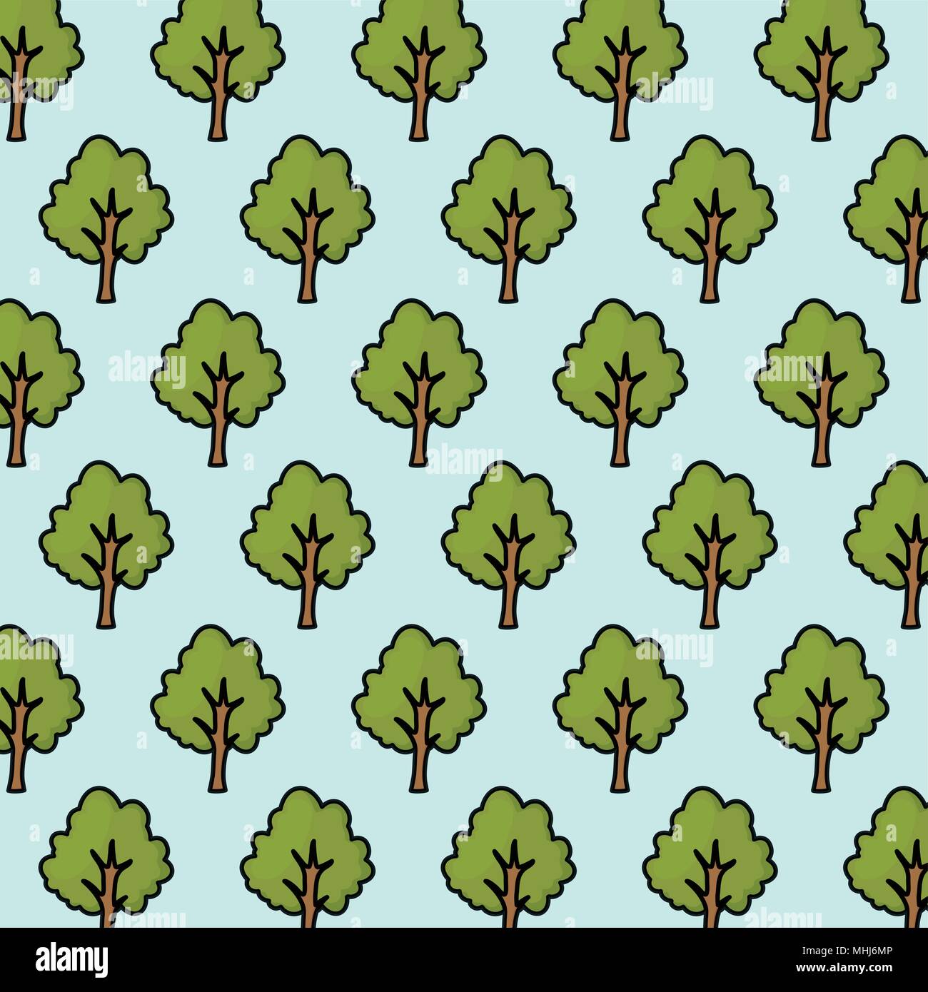 trees background, colorful design. vector illustration Stock Vector ...