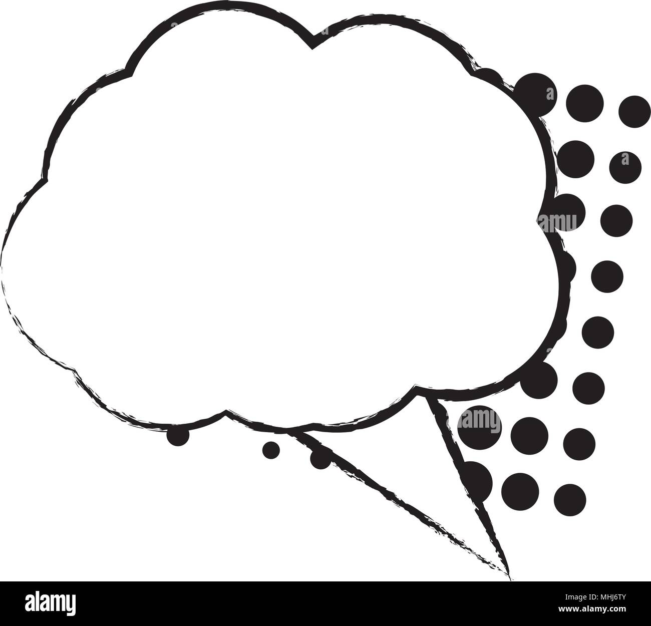 speech cloud icon over white background, vector illustration Stock ...