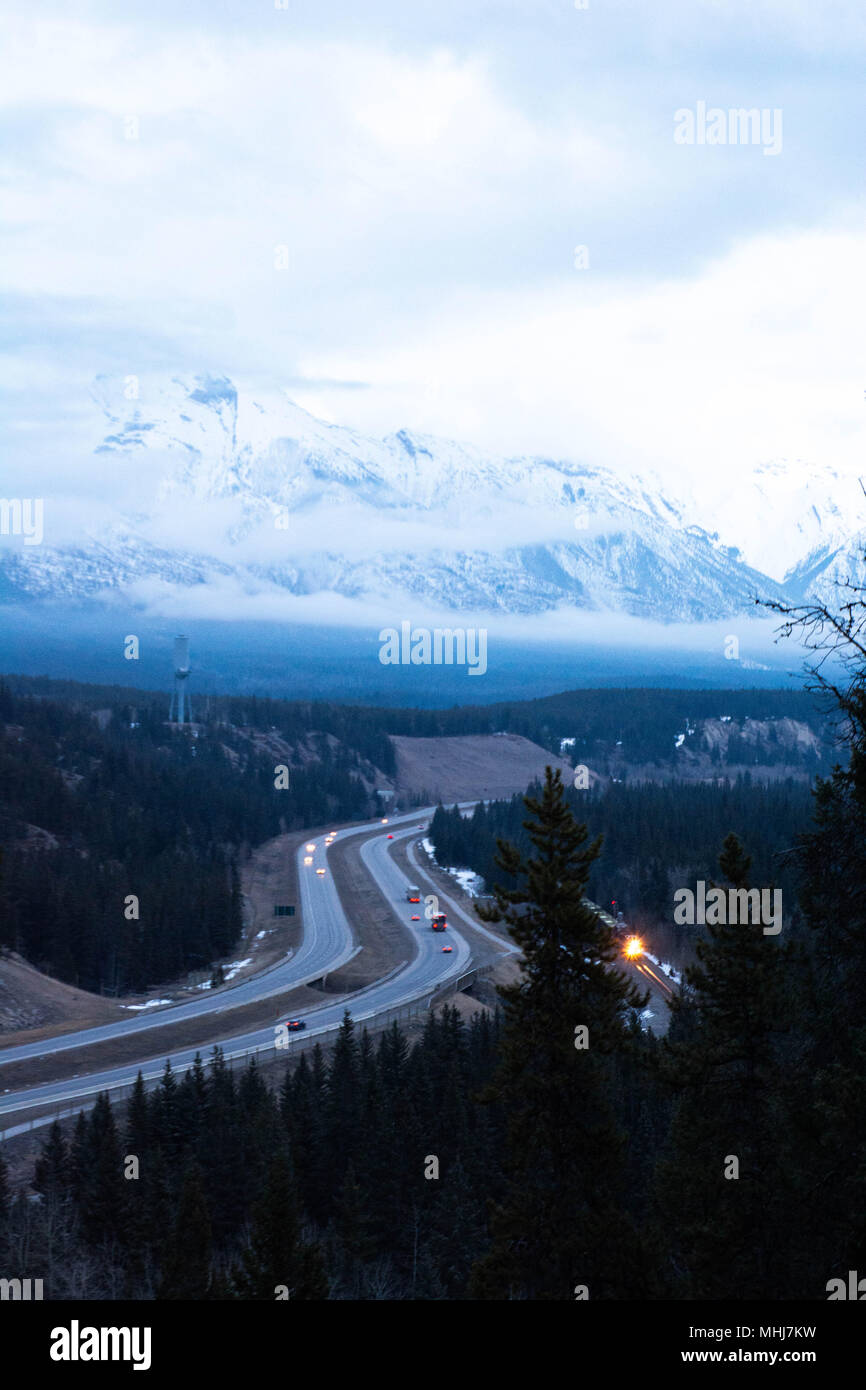 Trans canada highway train hi-res stock photography and images - Alamy