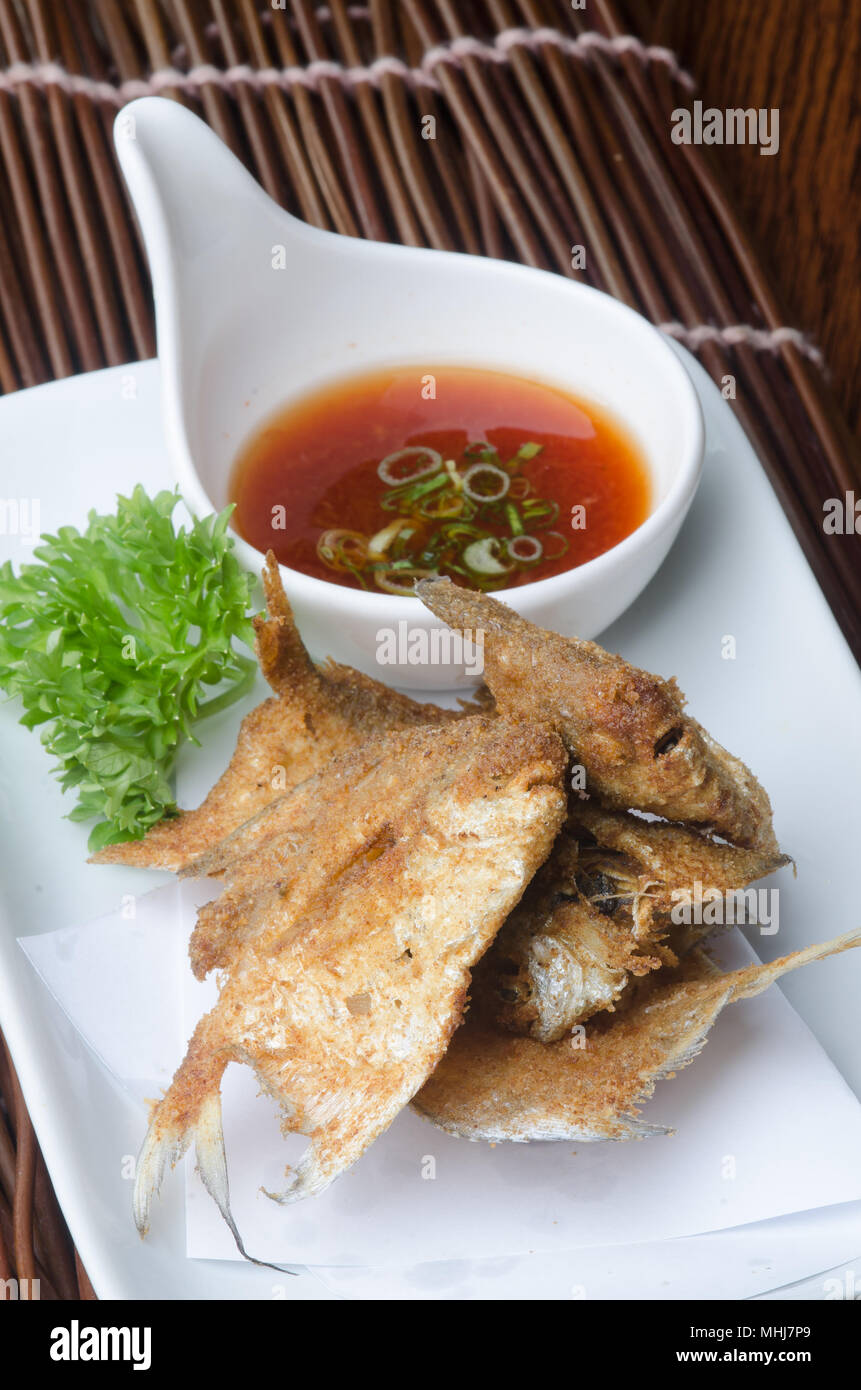 japanese cuisine. fried fish on background Stock Photo - Alamy