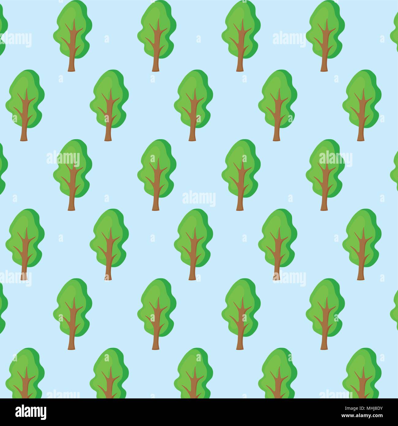 trees background, colorful design. vector illustration Stock Vector ...