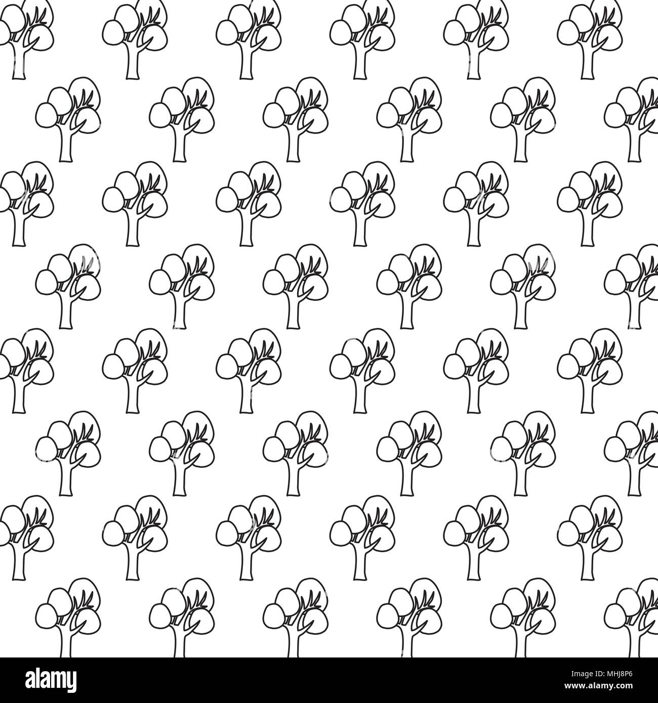 trees background, vector illustration Stock Vector Image & Art - Alamy