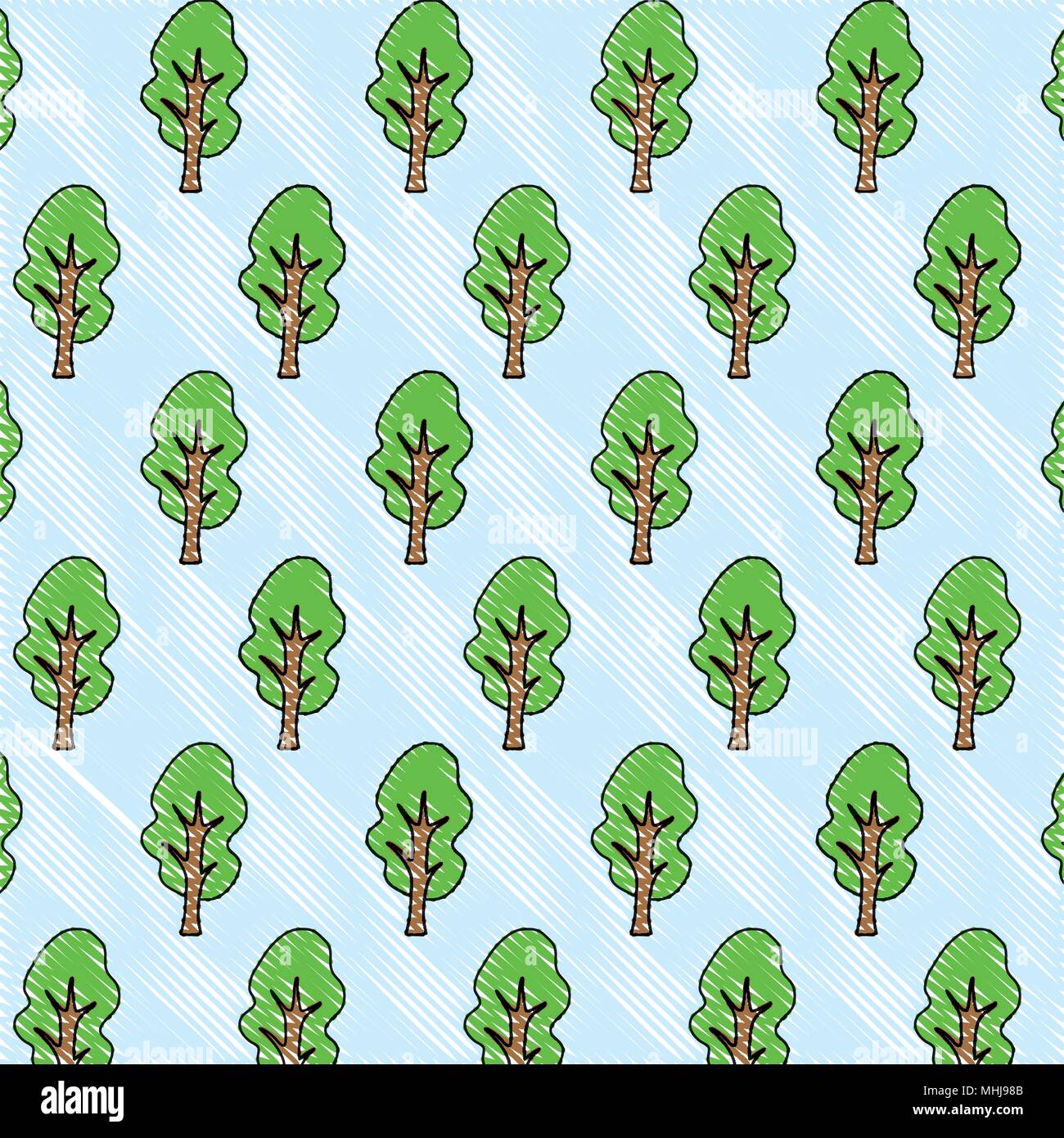 trees background, colorful design. vector illustration Stock Vector ...