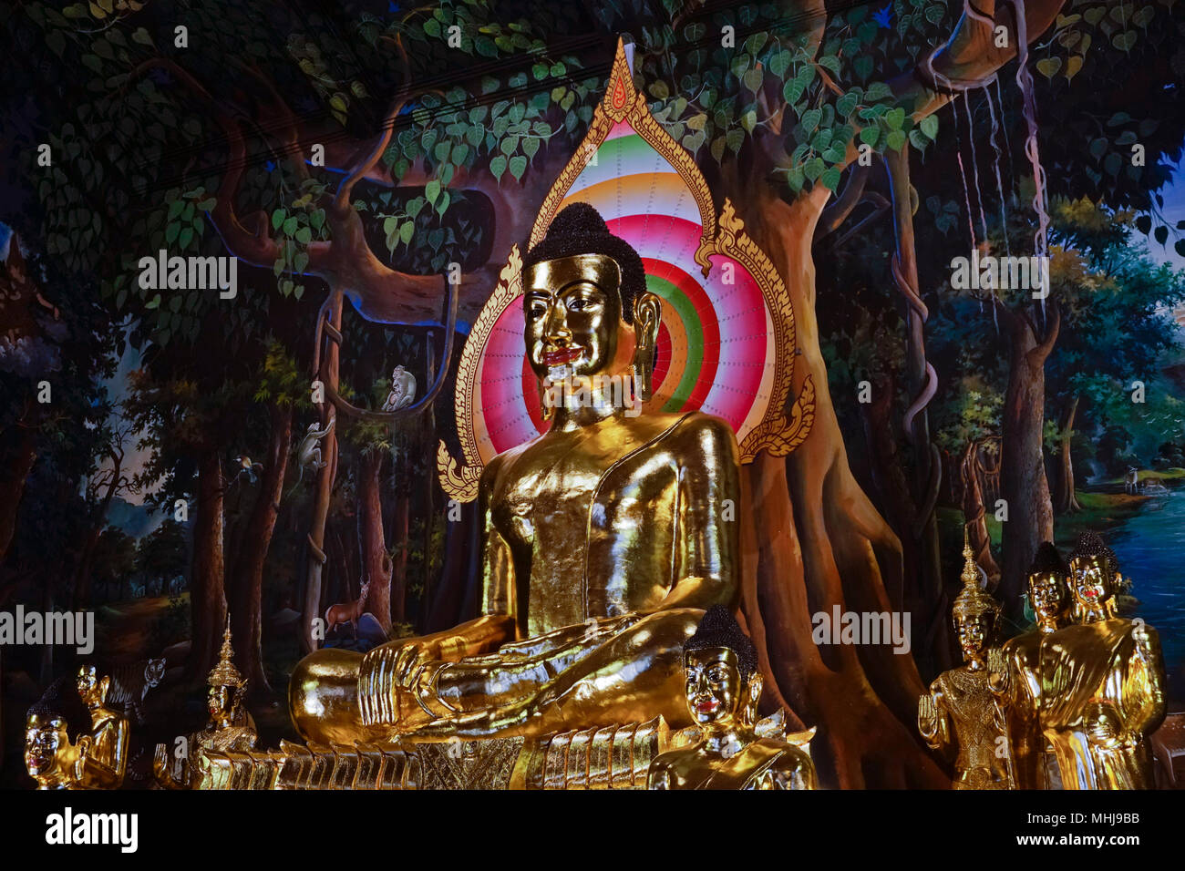 Wat Botum (Wat Botumvatey), Phnom Penh city, Cambodia Stock Photo - Alamy