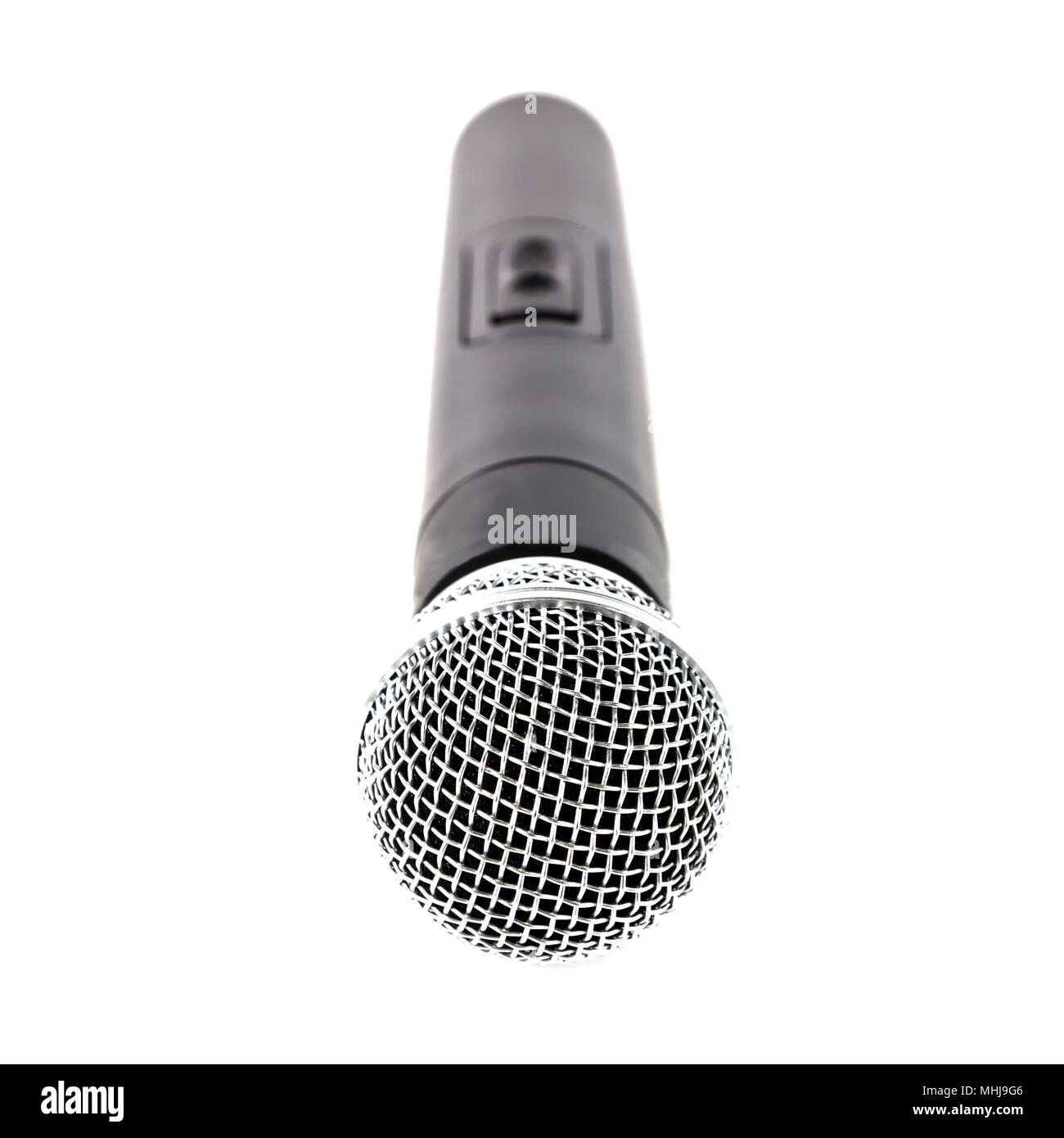 A microphone wireless on white background Stock Photo - Alamy