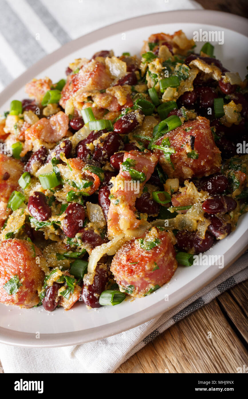 Brazilian Feijao Tropeiro traditional dish from Minas Gerais, made with ...