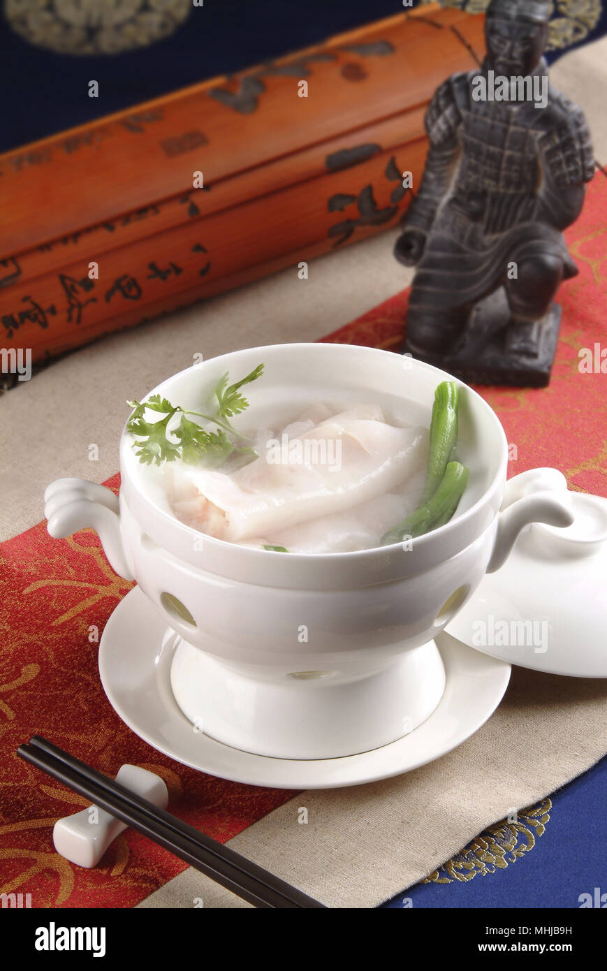 steamed rice noodle rolls Stock Photo - Alamy