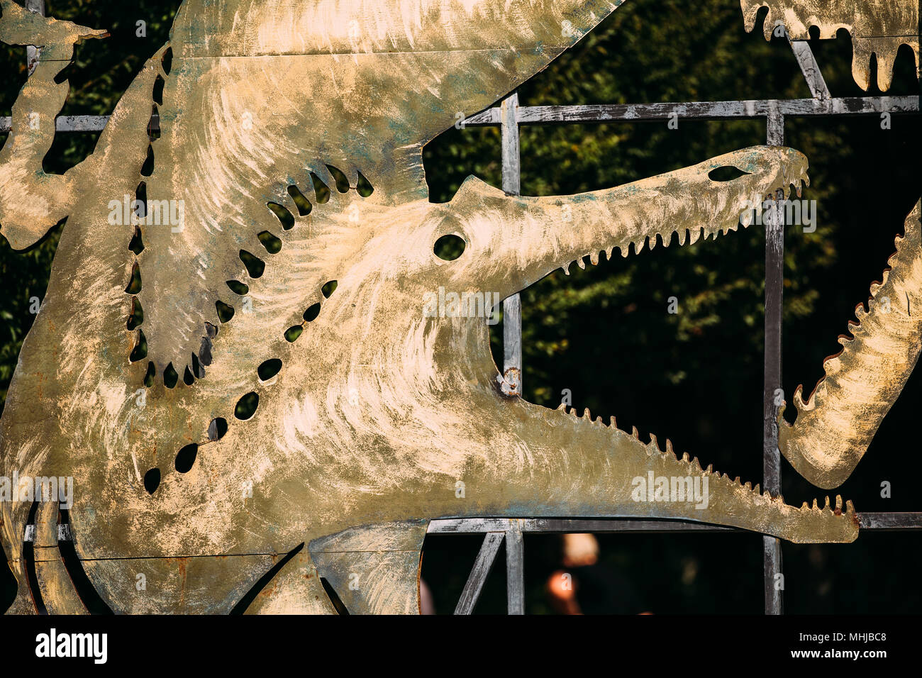Dinosaur gate hi-res stock photography and images - Alamy
