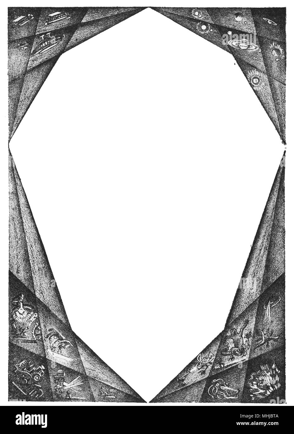 Comic book frame retro Black and White Stock Photos & Images - Alamy