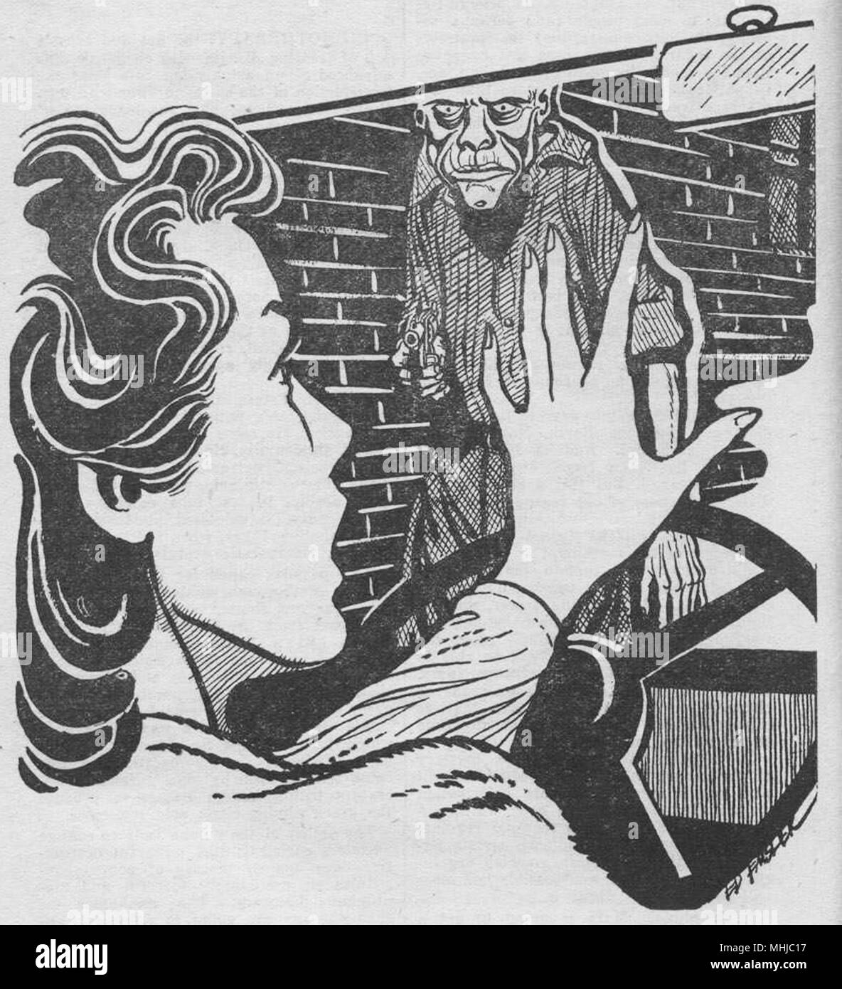 a horror themed illustration Stock Photo - Alamy