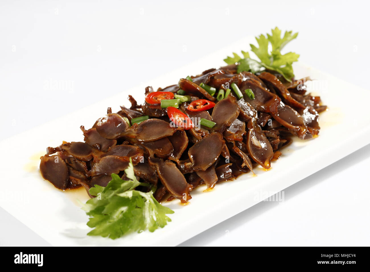 Braised duck gizzard hi-res stock photography and images - Alamy