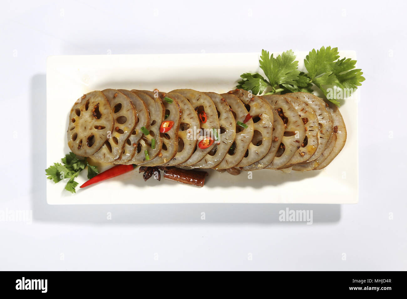 Chinese lotus root dish hi-res stock photography and images - Alamy
