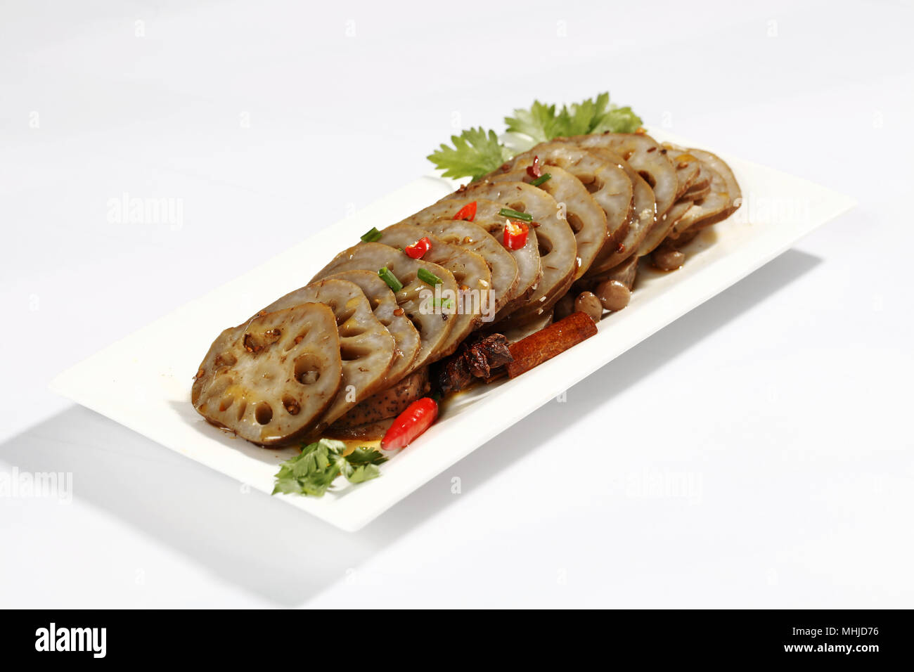 Chinese lotus root dish hi-res stock photography and images - Alamy
