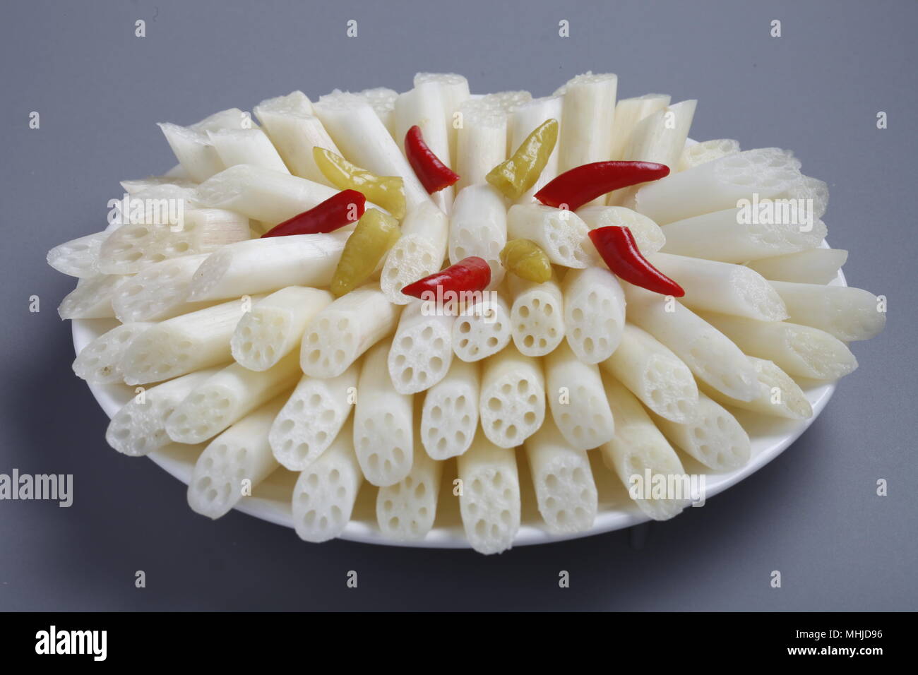 Chinese lotus root dish hi-res stock photography and images - Alamy