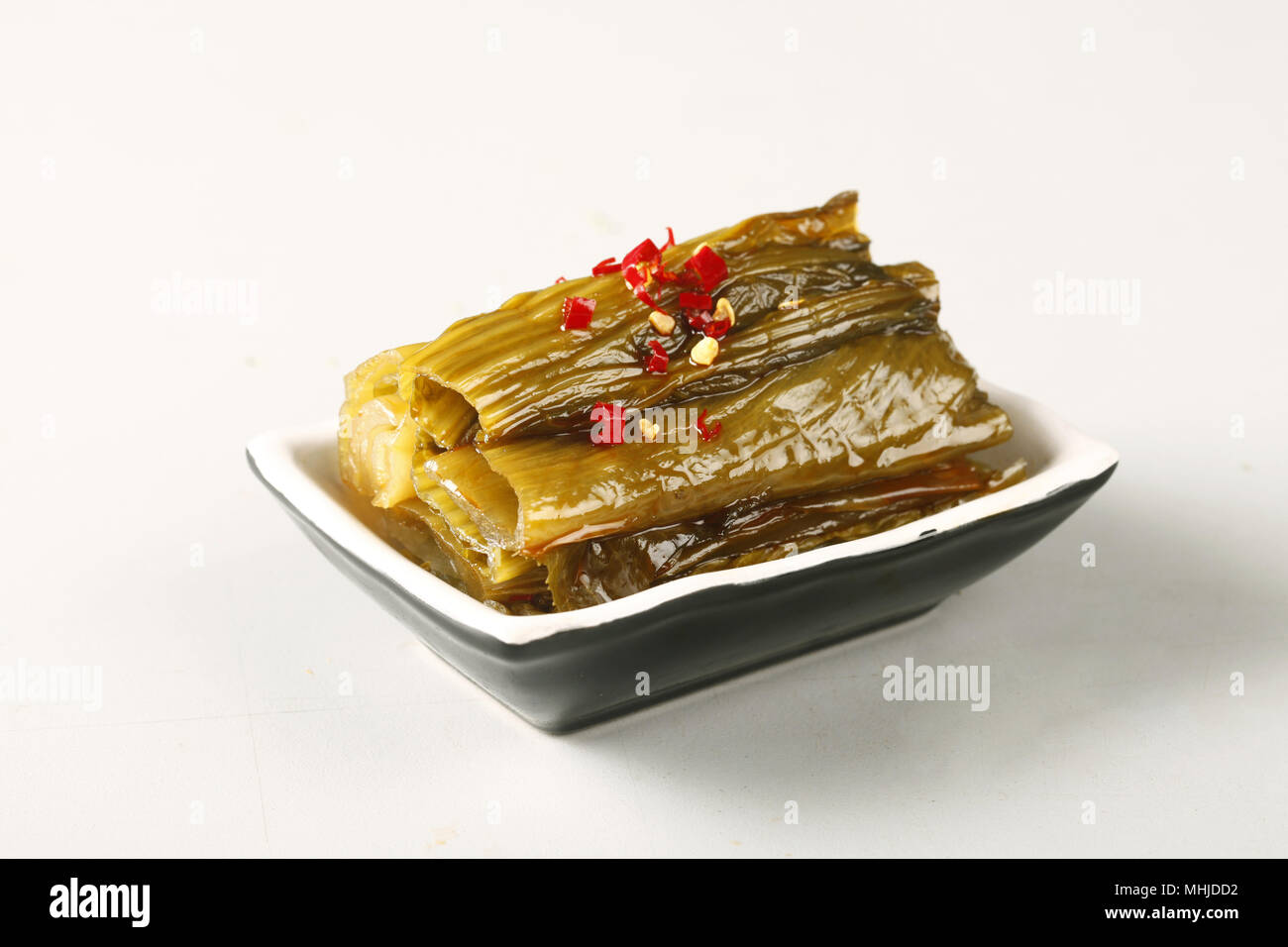 pickled Leaf Mustard Stock Photo - Alamy