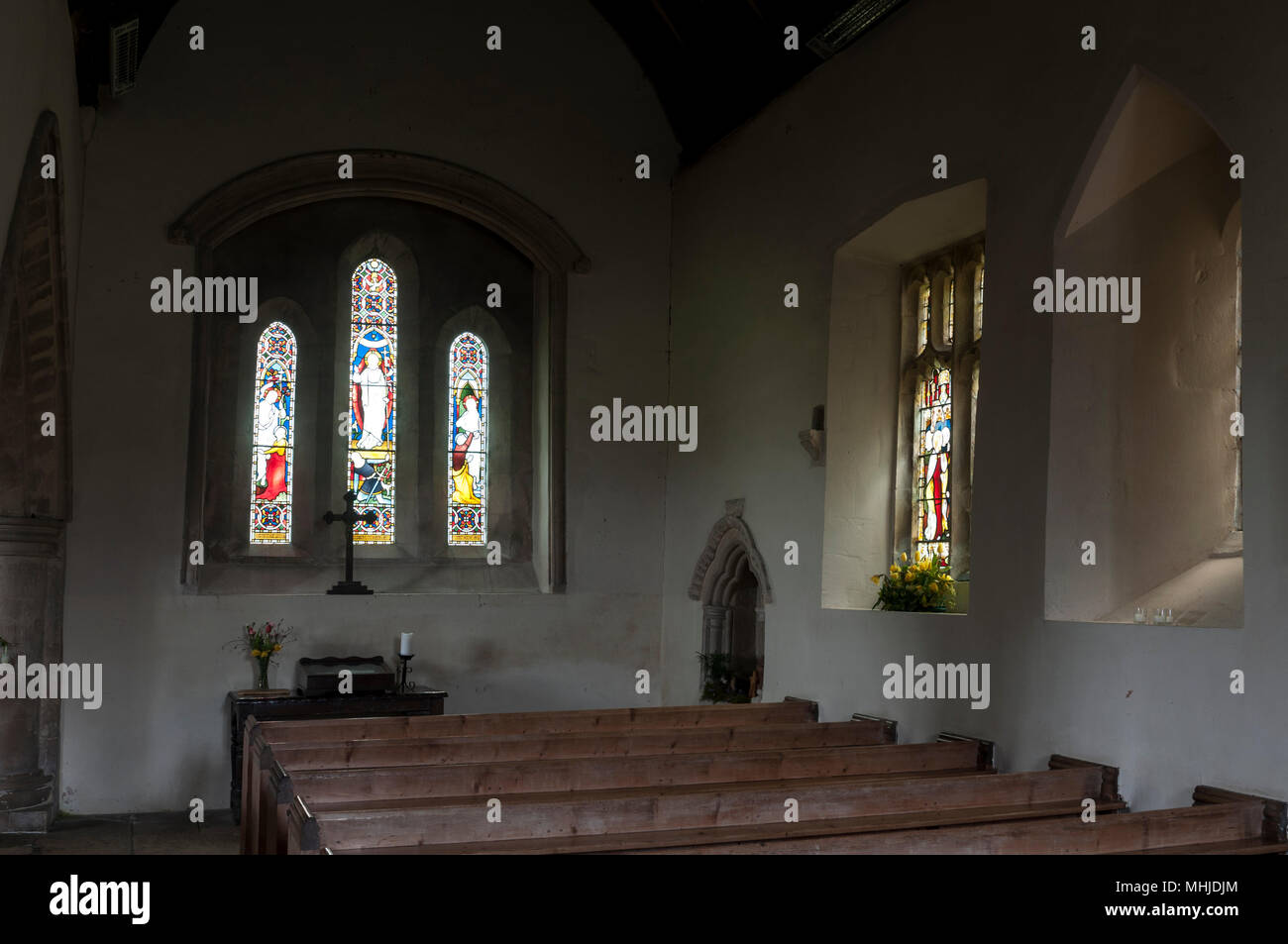 St. Matthew`s Church, Coates, Gloucestershire, England, UK Stock Photo ...