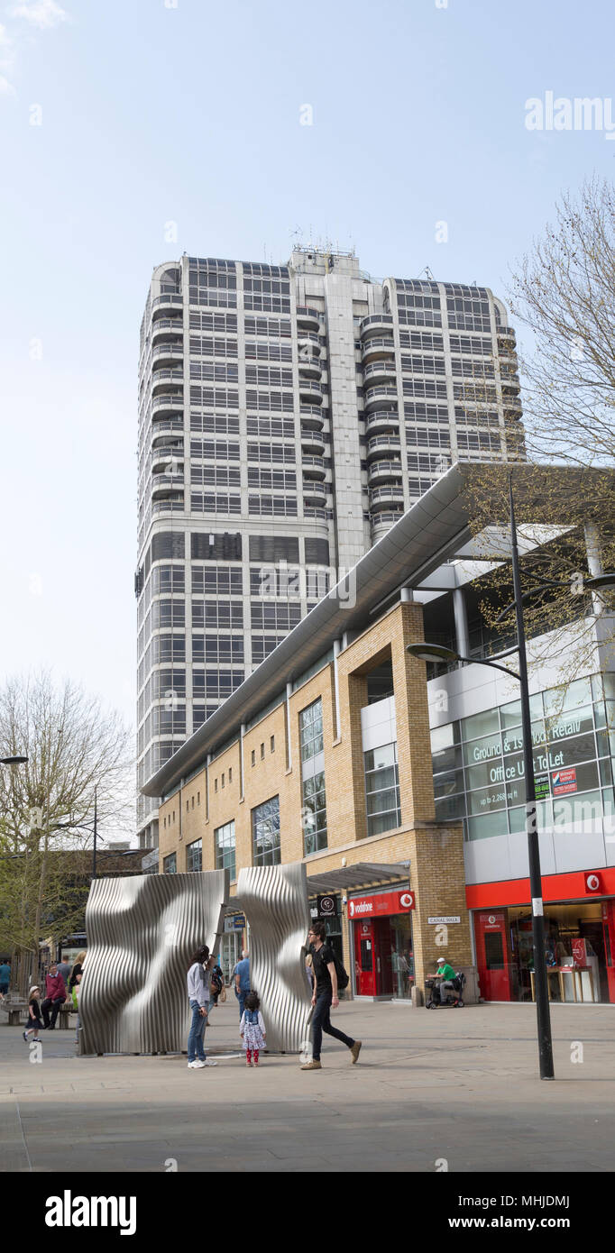 The David Murray John Building, better known as the Brunel Tower, in ...