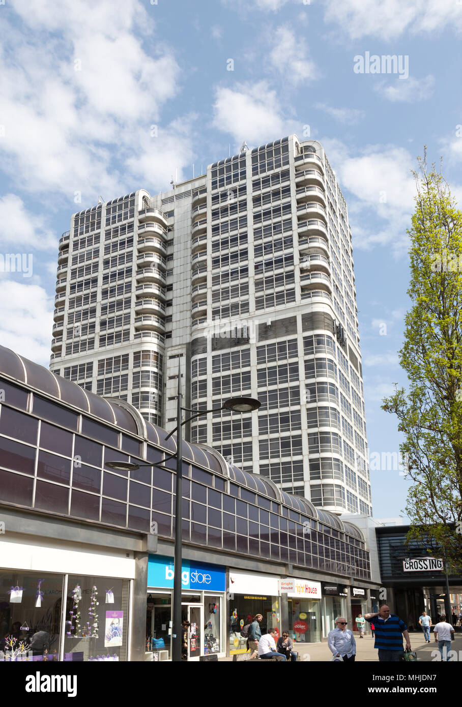 The David Murray John Building, better known as the Brunel Tower, in ...