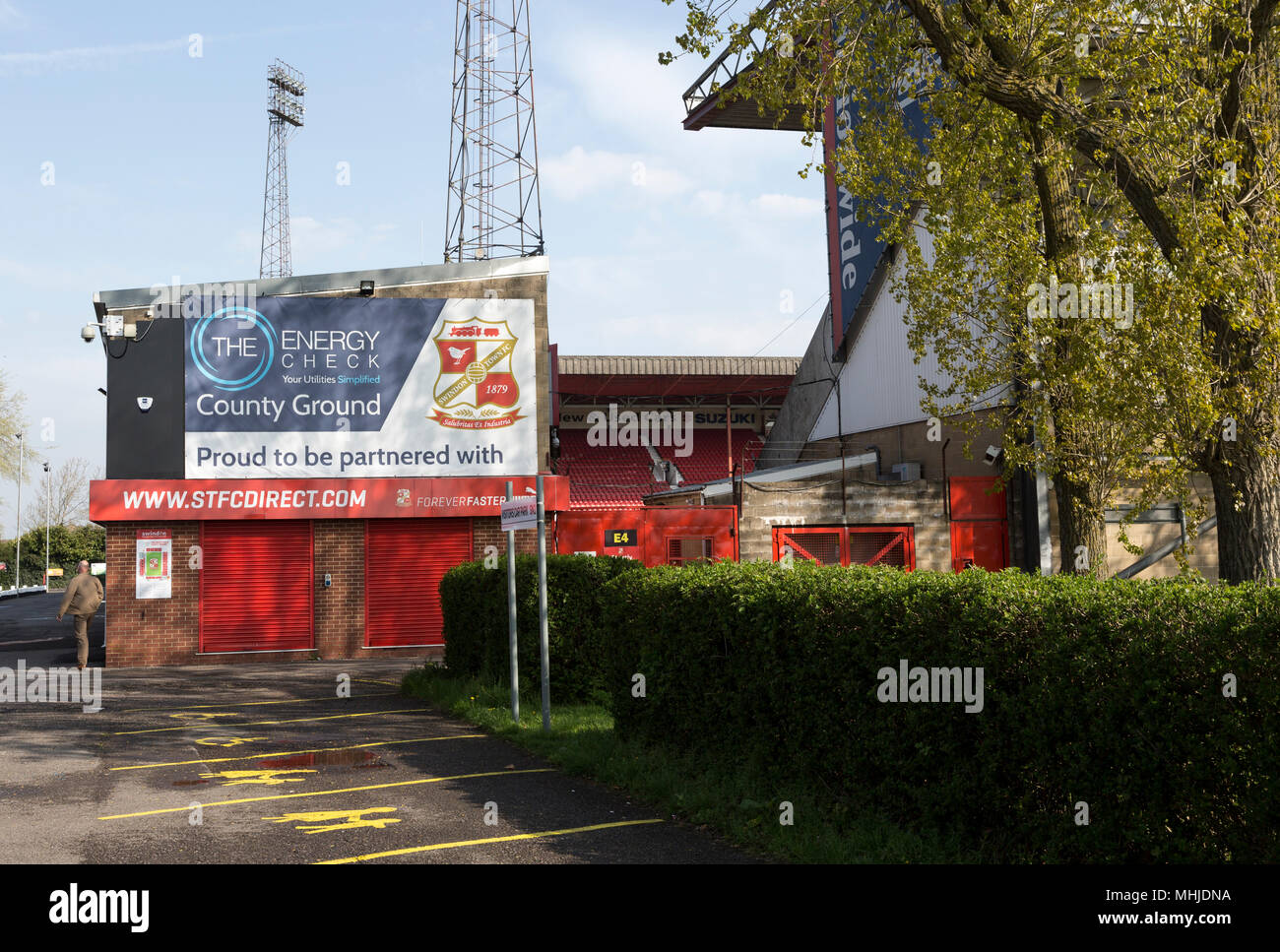 County Ground home of Swindon Town football club, Swindon, Wiltshire ...