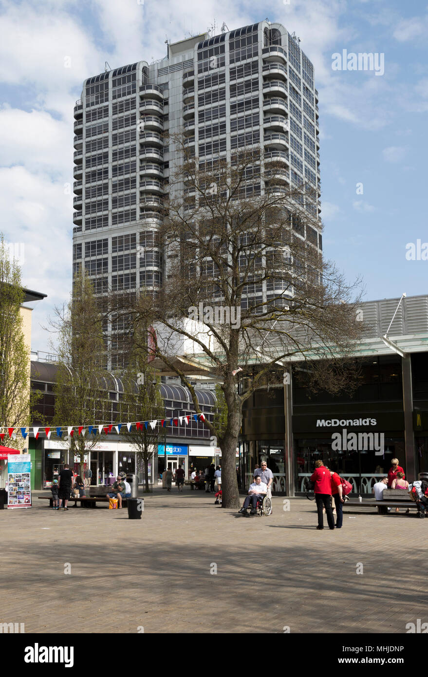 The David Murray John Building, better known as the Brunel Tower, in ...
