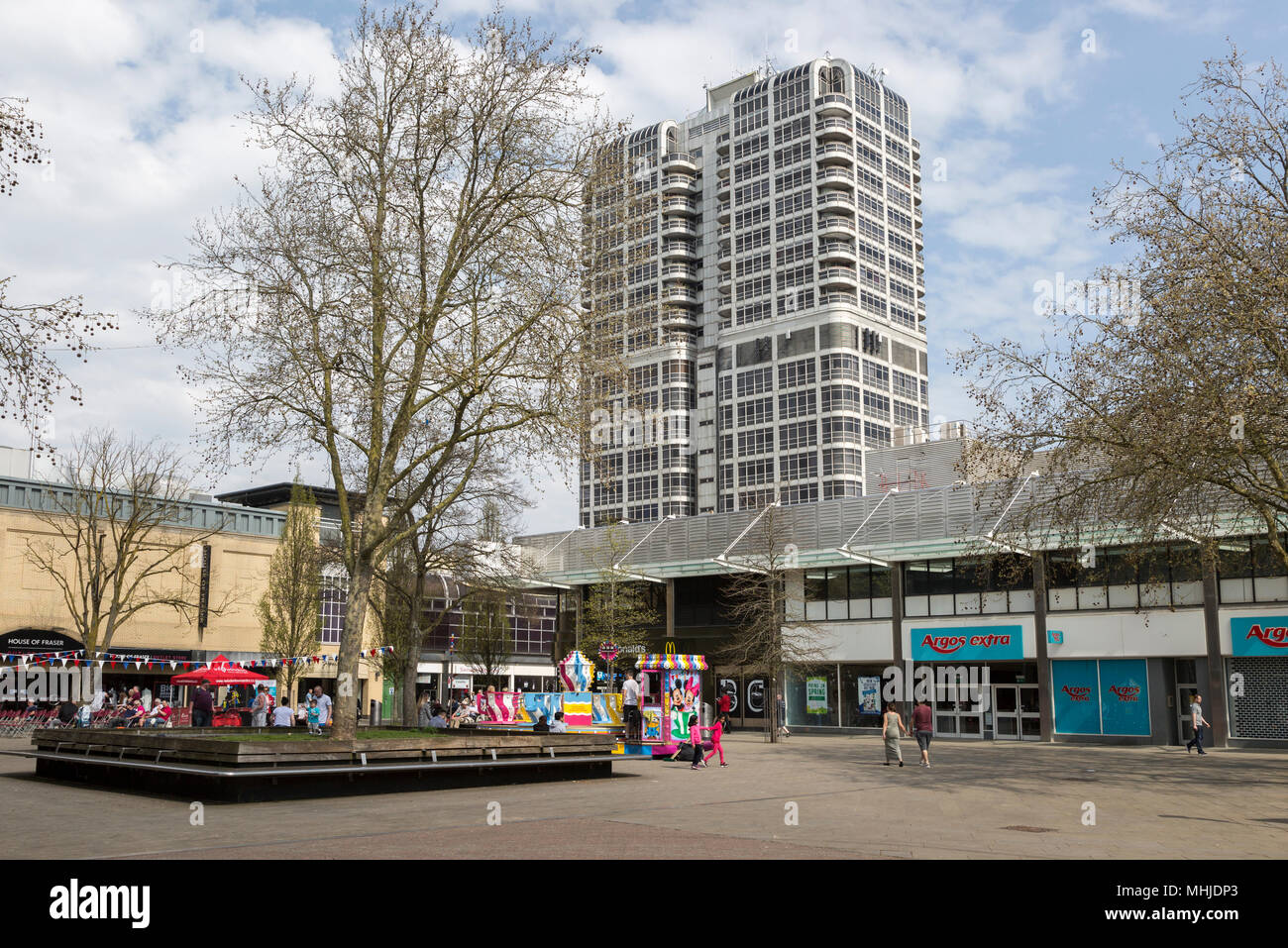 The David Murray John Building, better known as the Brunel Tower, in ...