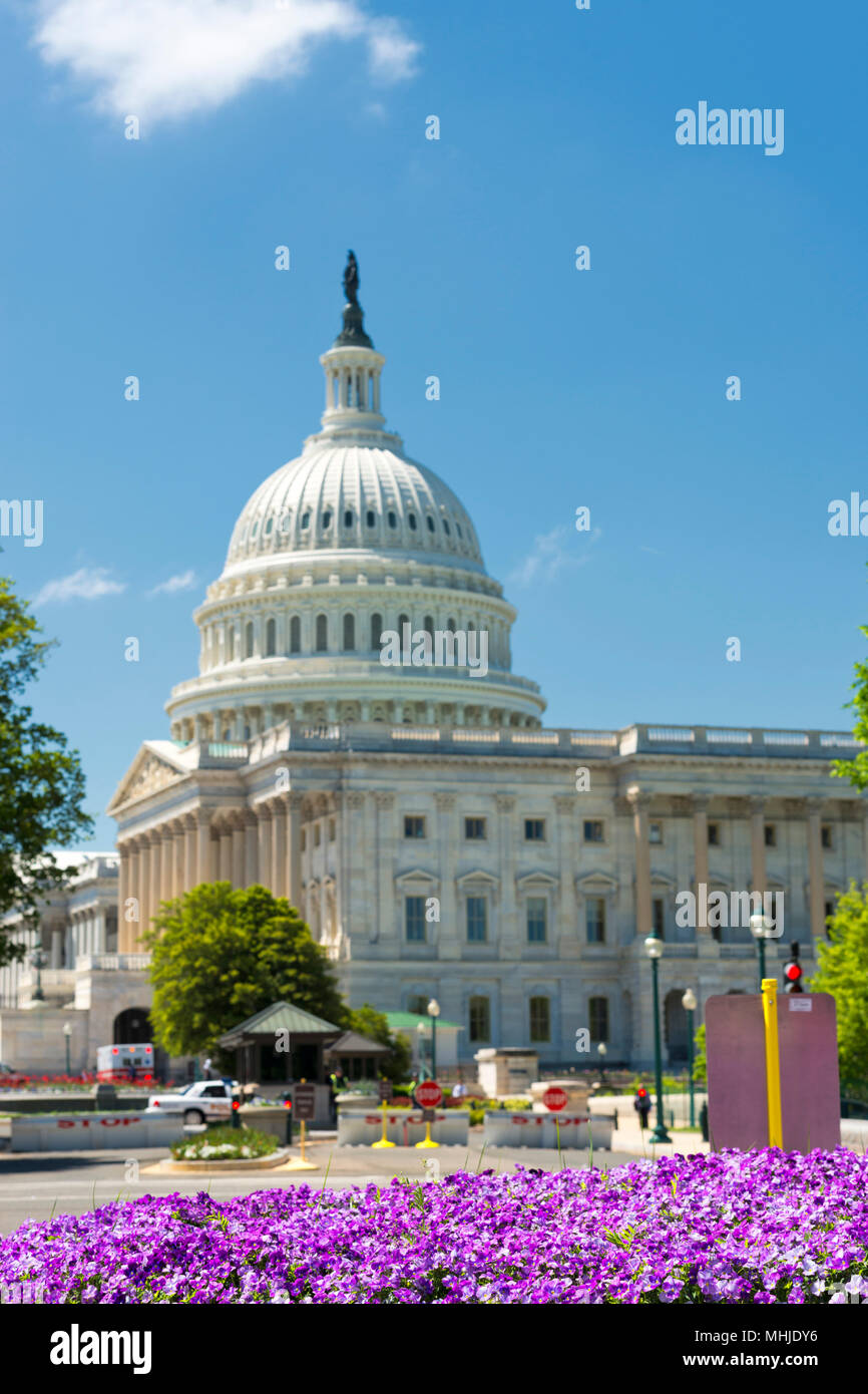 Washington DC Capital on deep blue sky background Stock Photo - Alamy