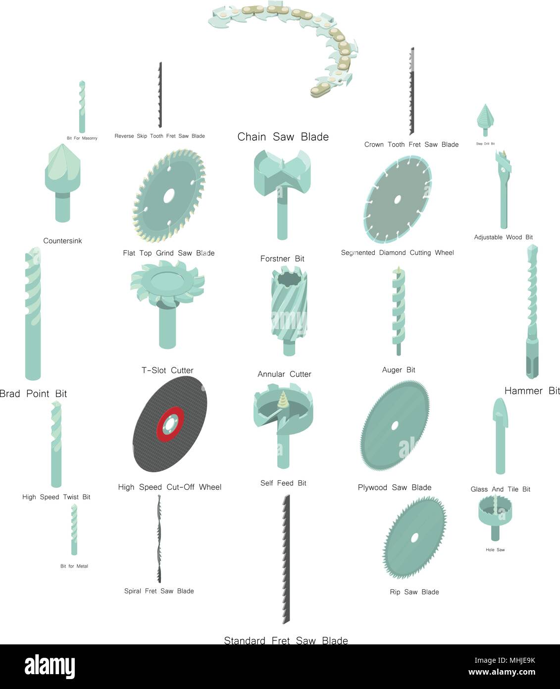 Self feed drill Stock Vector Images - Alamy
