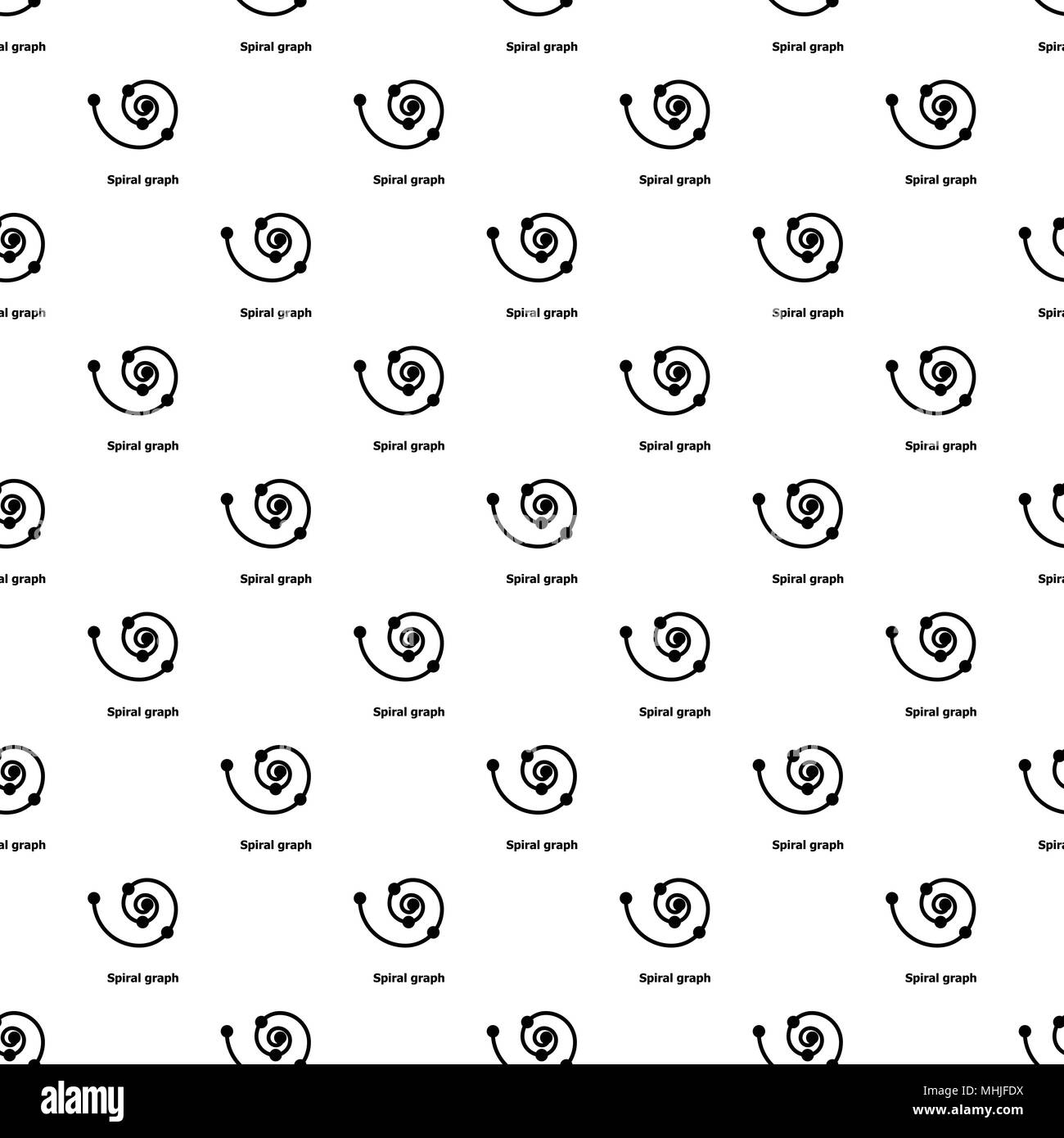 Spiral graph pattern vector seamless Stock Vector Image & Art - Alamy