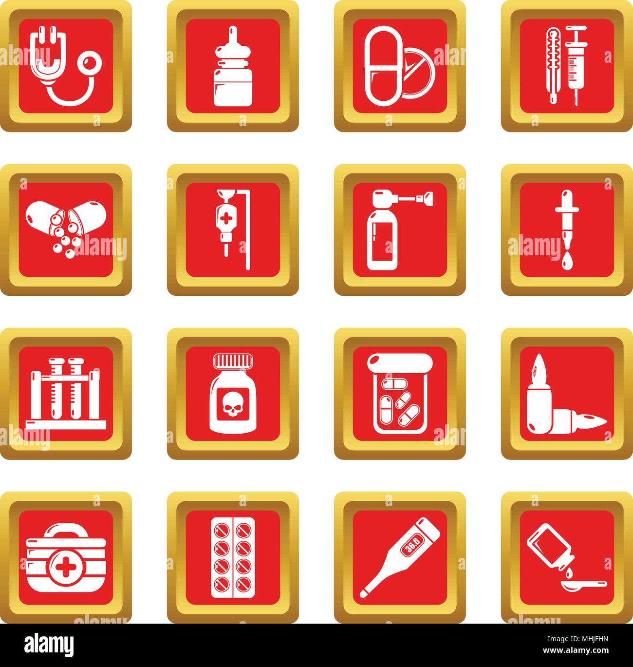 Open ampoule Stock Vector Images - Alamy