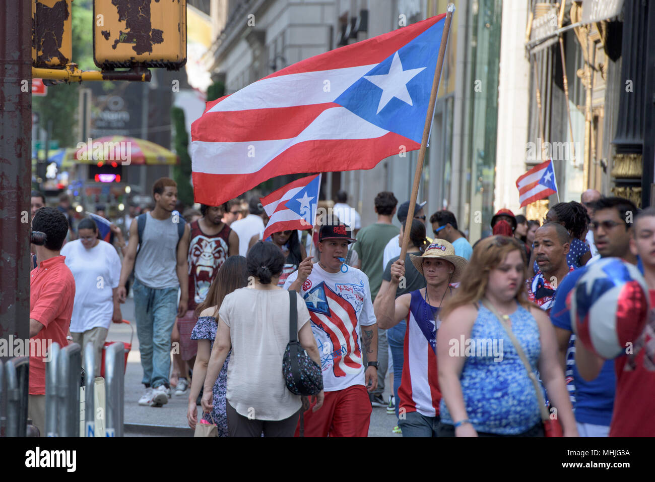 Puerto Rican Day Parade New York City Stock Photos & Puerto Rican Day ...