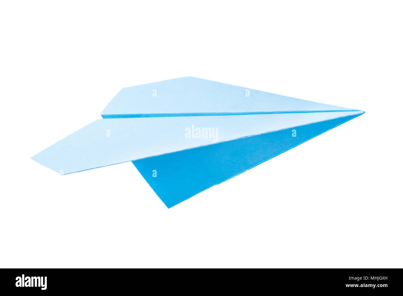 Blue paper plane hi-res stock photography and images - Alamy