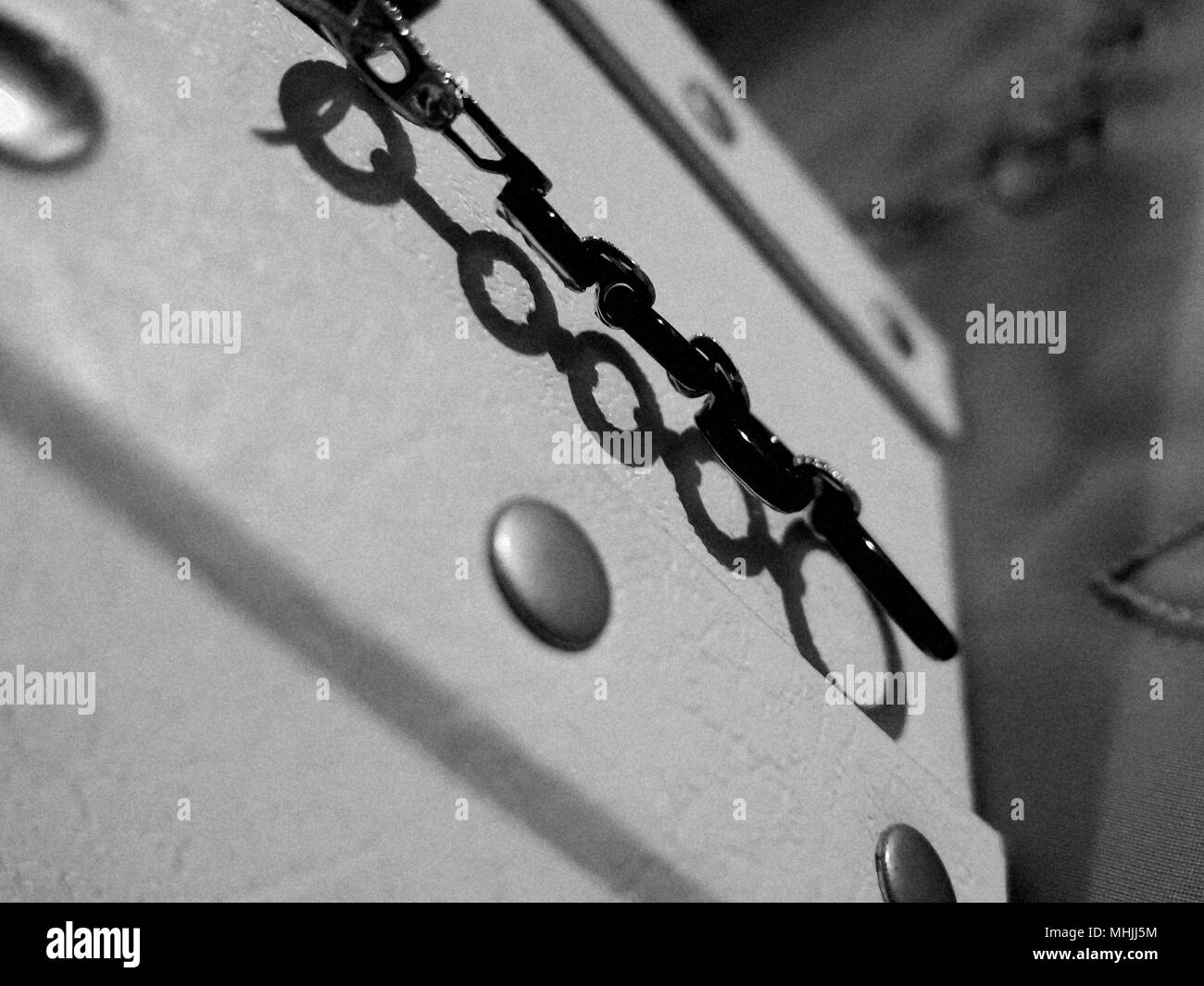 Diamond necklace on white Black and White Stock Photos & Images - Alamy