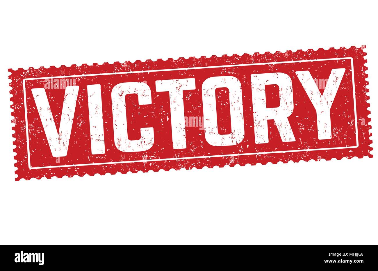 Victory grunge rubber stamp on white background, vector illustration ...