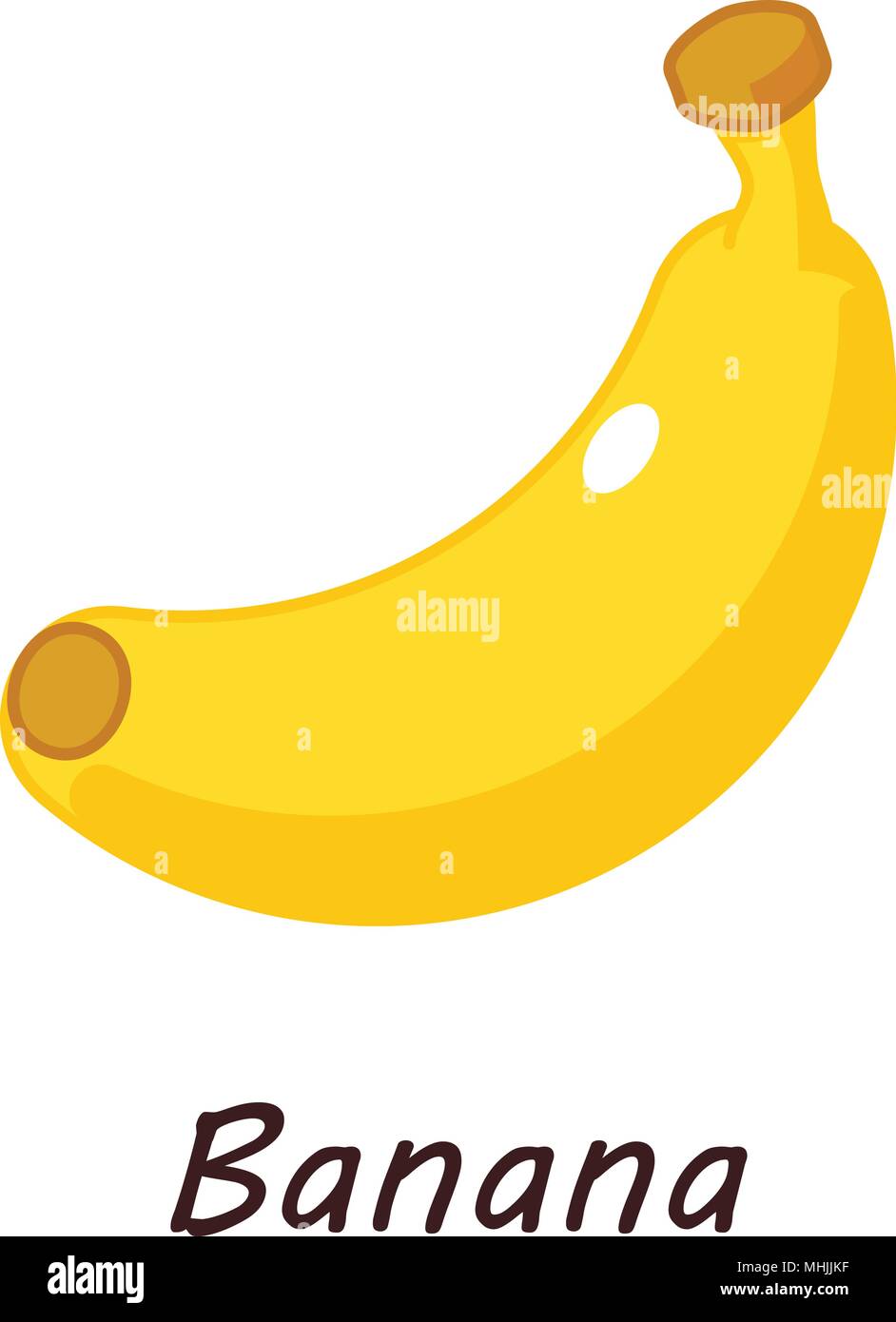 Banana isometric icon hi-res stock photography and images - Alamy