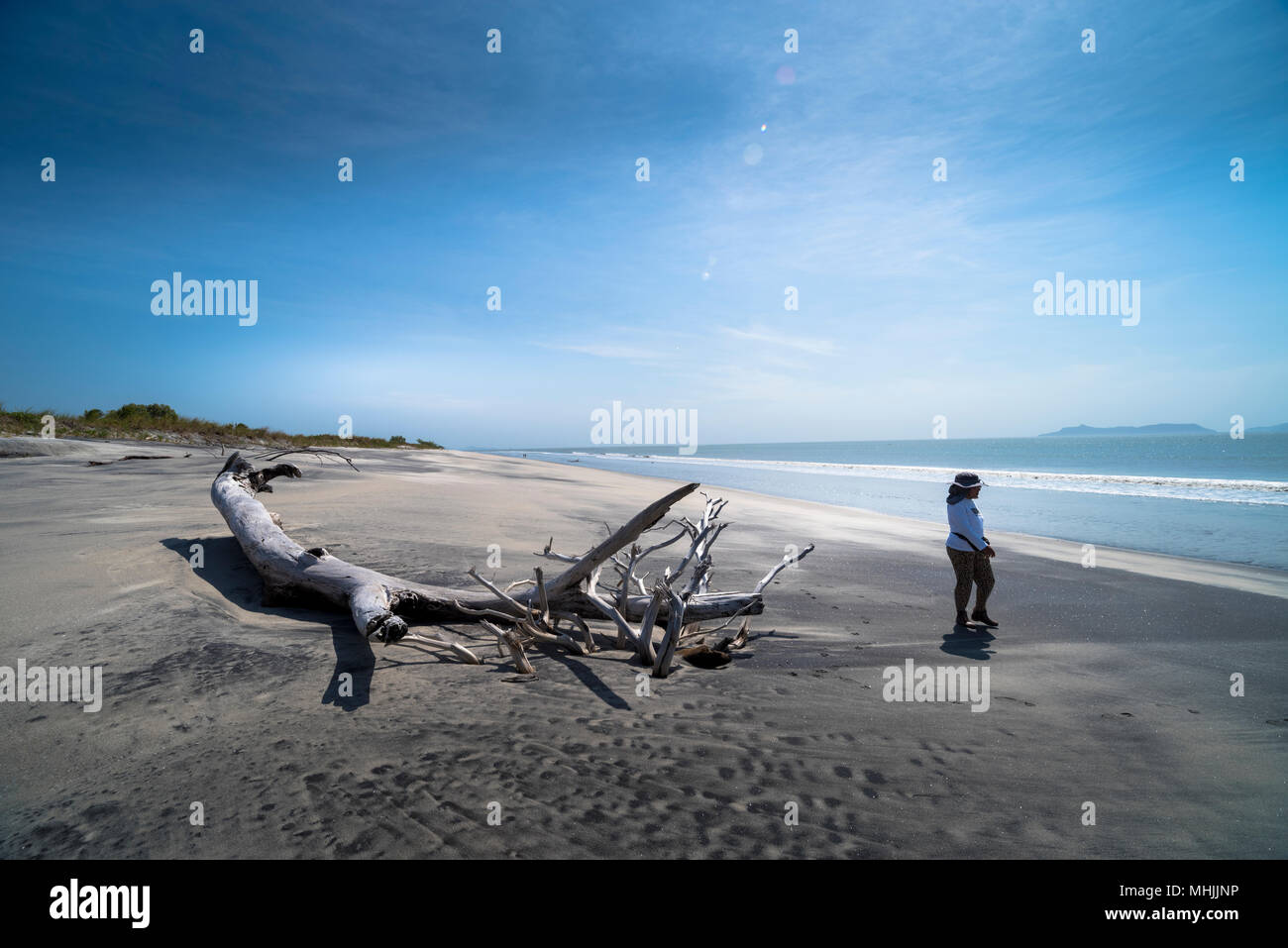 Panama Punta Chame Beach Stock Photo - Alamy