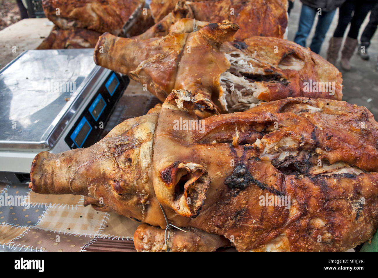 Baked pork image hi-res stock photography and images - Alamy