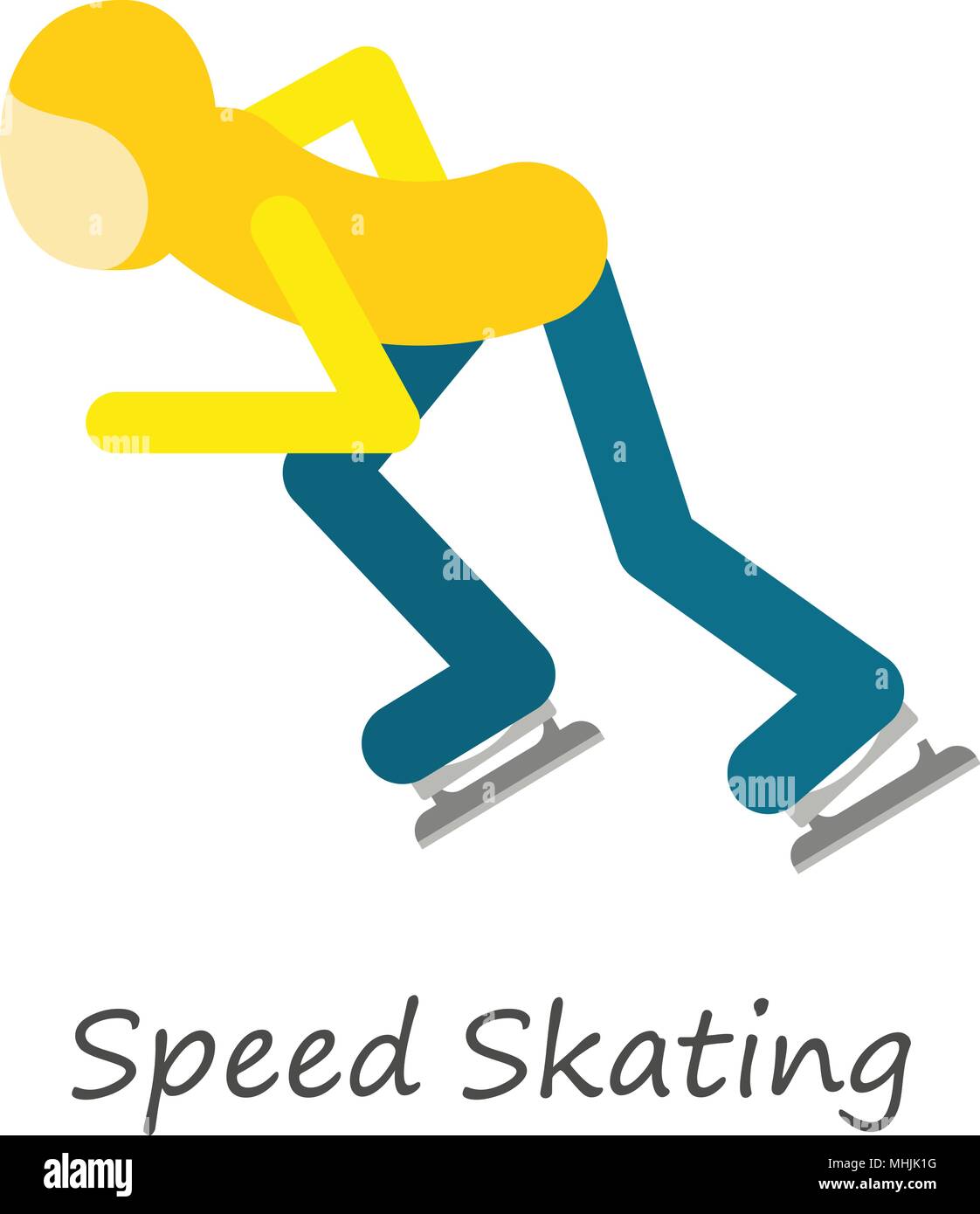 Ice skating indoor Stock Vector Images - Alamy