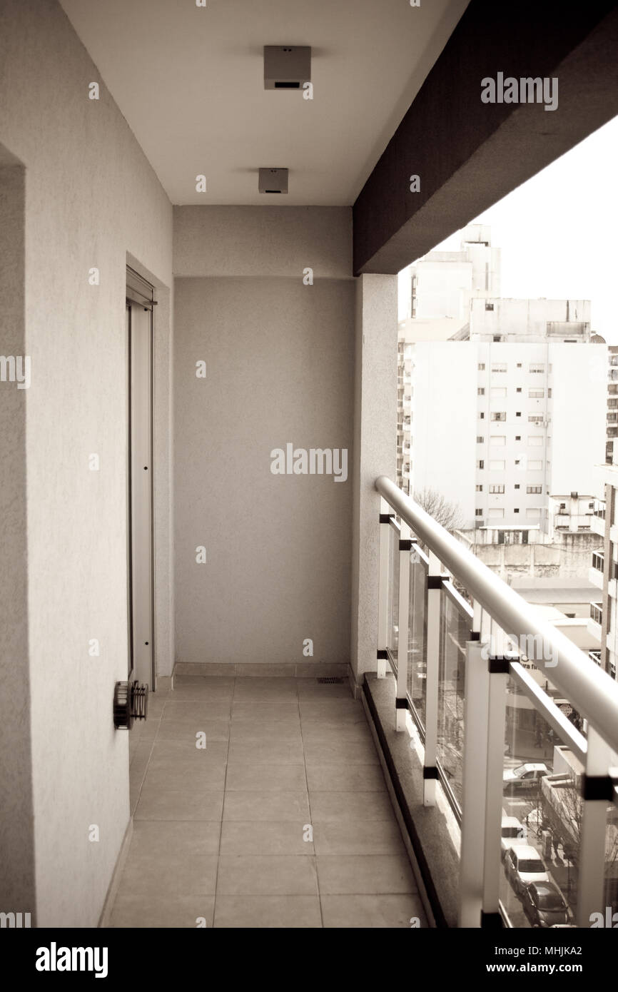 Balcony of the building Stock Photo - Alamy
