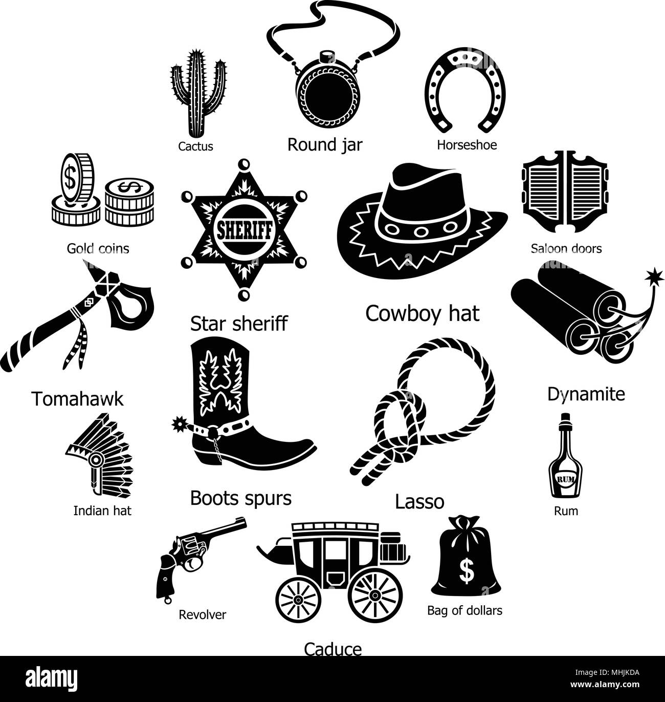 Wild West Black and White Stock Photos & Images - Alamy