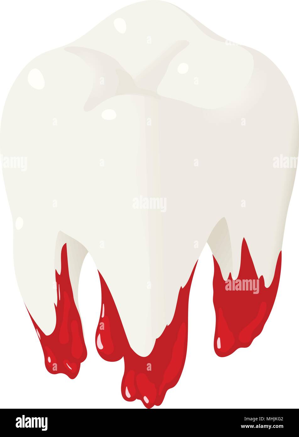 Bloody tooth Stock Vector Images - Alamy